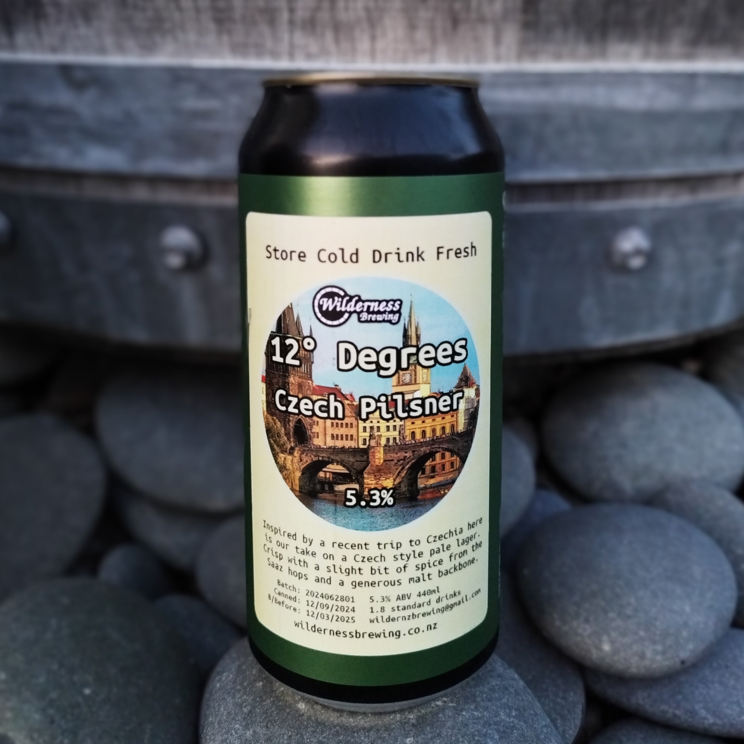 12 Degrees - Czech Style Pils (Small Batch) – Wilderness Brewing